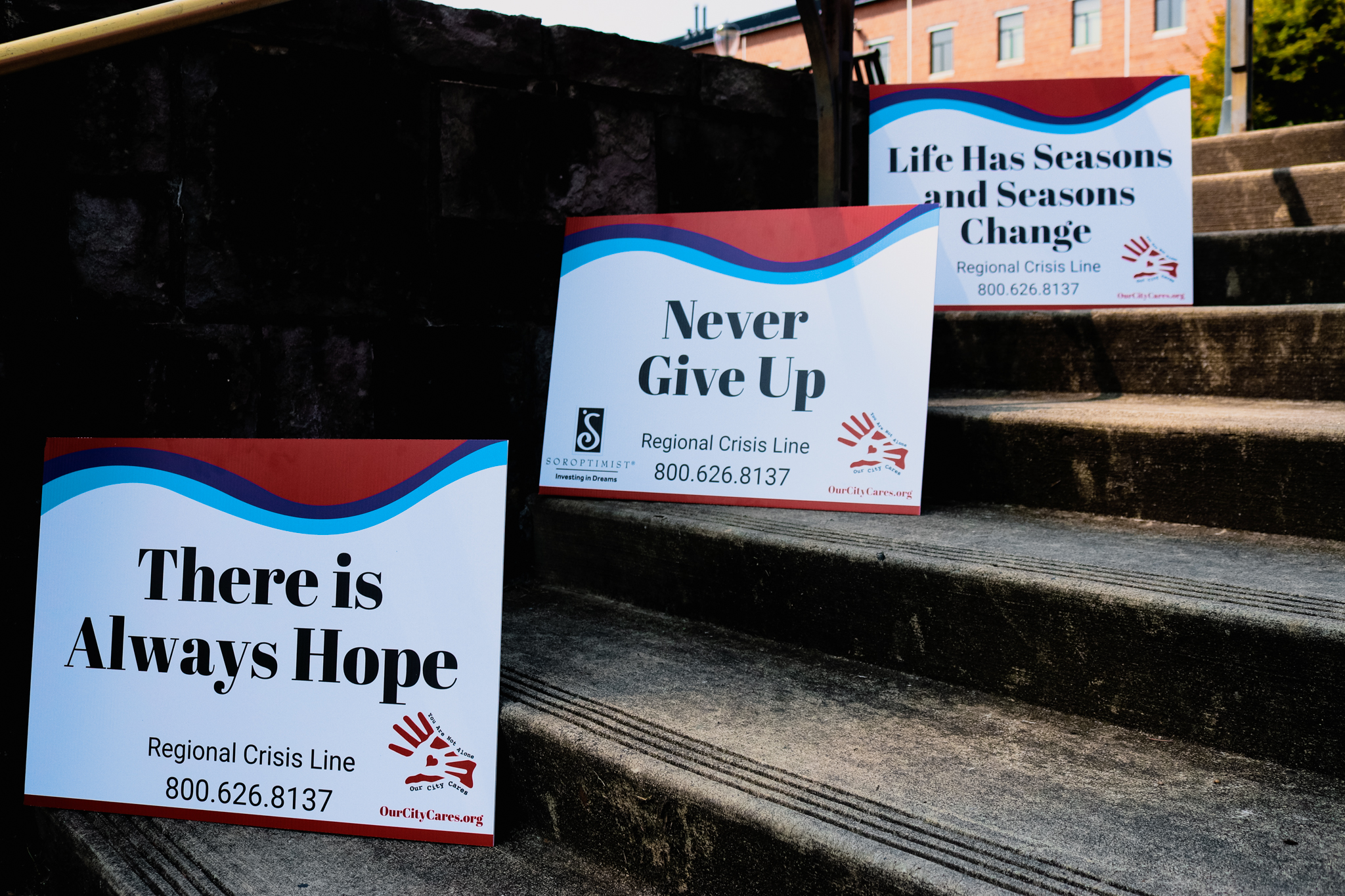 Student joins Signs of Hope campaign to save lives - The VanCougar